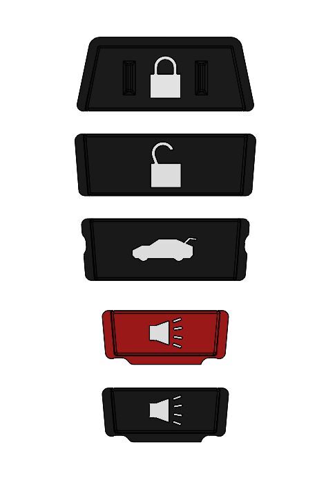 Extra Button Set - Injection Fob IF017 (2014+ Subaru Smart) – AJT DESIGN