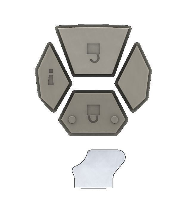 Extra Button Set - Injection Fob IF011 (5th Gen 4Runner) – AJT DESIGN