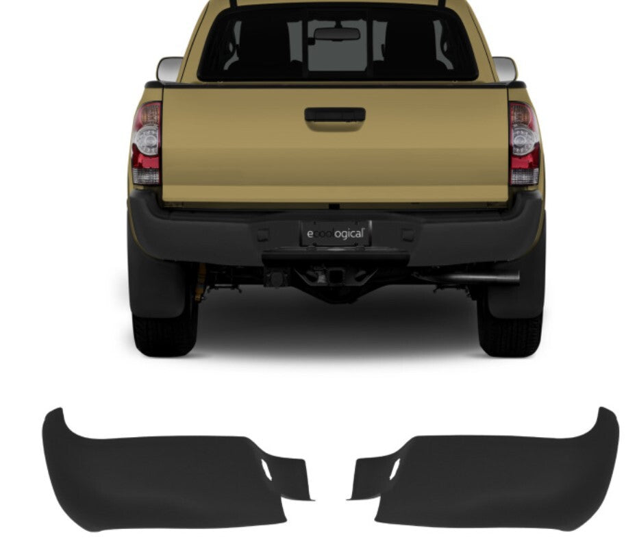2005-2015 Toyota Tacoma - Rear BUMPERSHELLZ™ - Chrome Delete Truck Bum ...